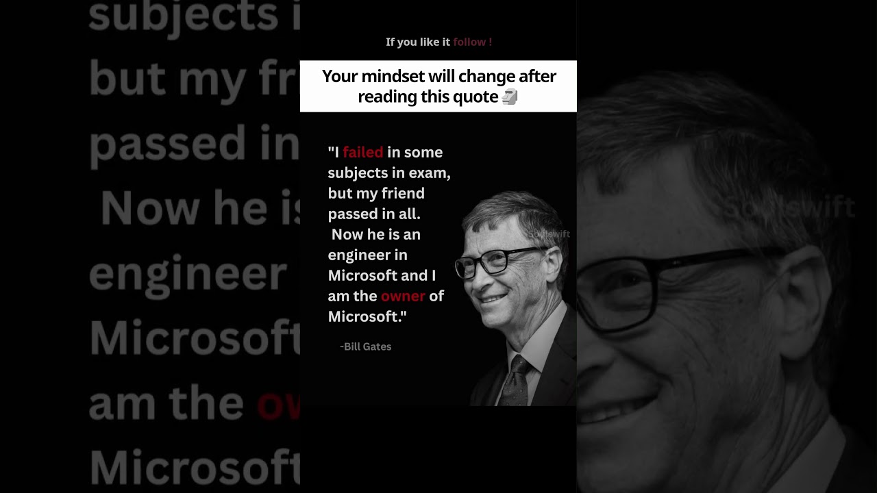 Bill Gates -The owner of Microsoft #quotes #life