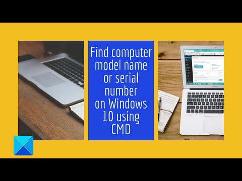 Find Computer model name or serial number on Windows 10 using CMD