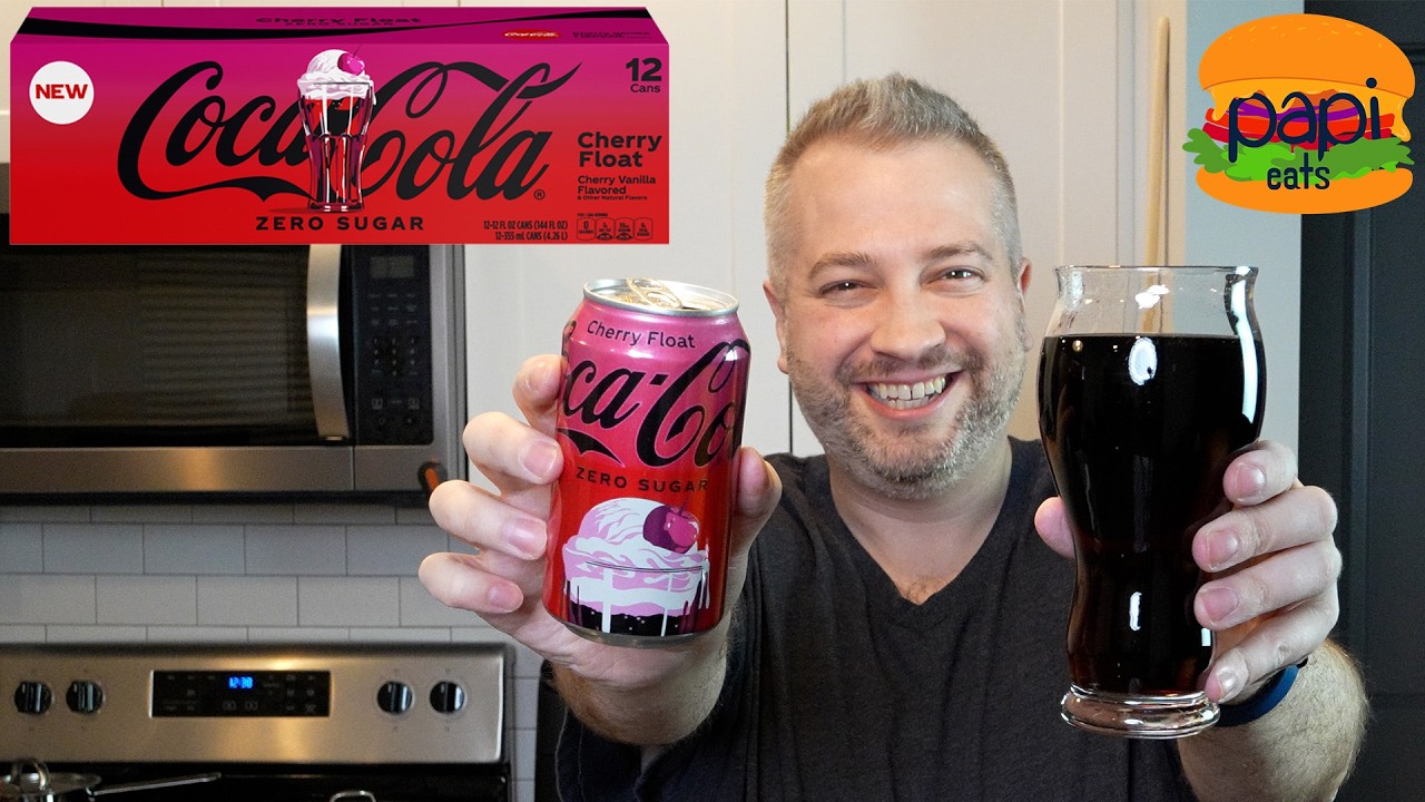 Coca-Cola Cherry Float Zero Sugar Soda Review