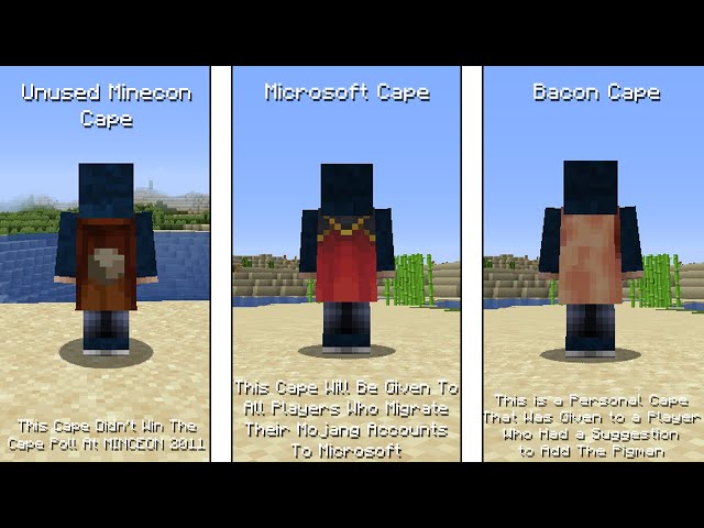 All types of capes in Minecraft and how to get them