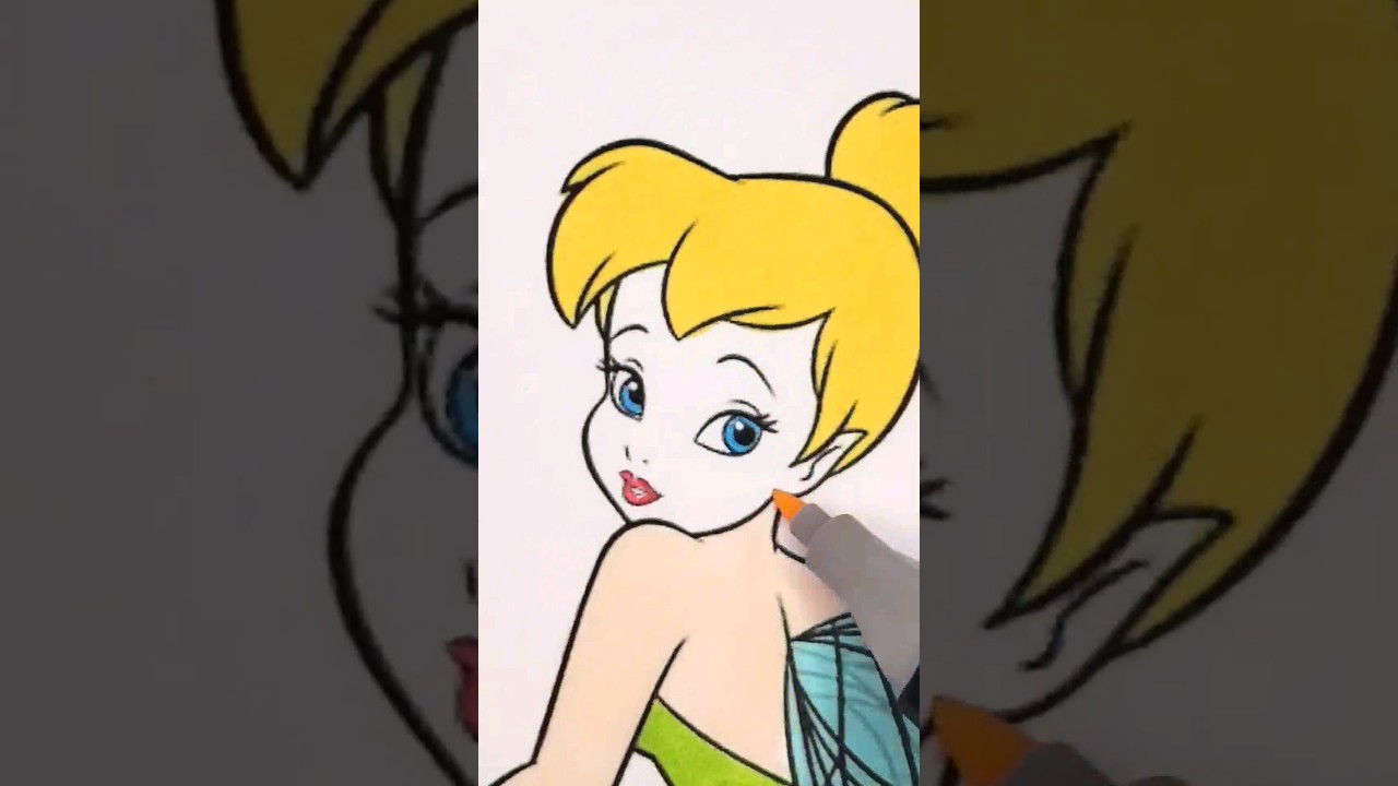 Disney's TINKERBELL Coloring Page #tinkerbell #coloring #disney