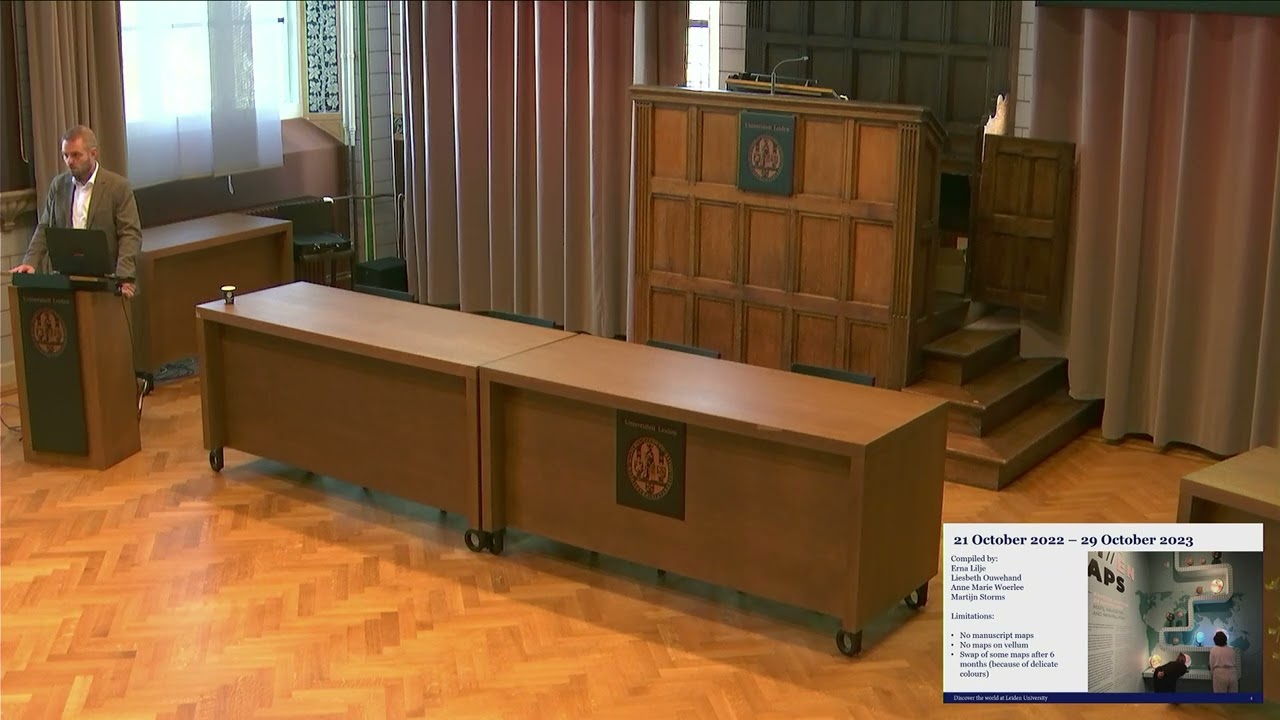 Museum Talk with Martijn Storms: Maps, Navigating and Manipulating