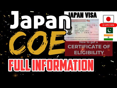 Japan Certificate of Eligibility (COE)How to get? full process#onjapanofficial#July2021#visa#japan#