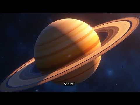 10 Fun Facts About Saturn for Kids | 1 Minute Space Adventure! 🪐🌟