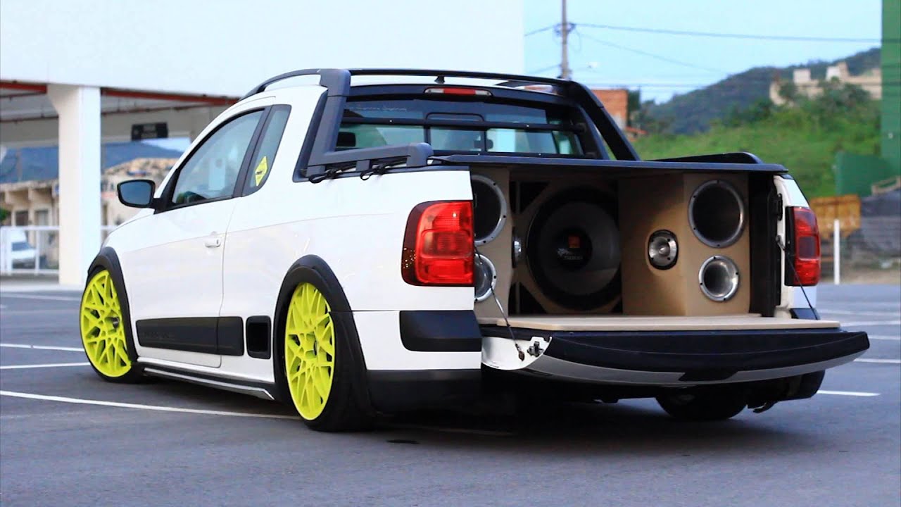 Saveiro Cross Rebaixada Aro 18 Suspensão # FIXA # ! = CanaldoSmith