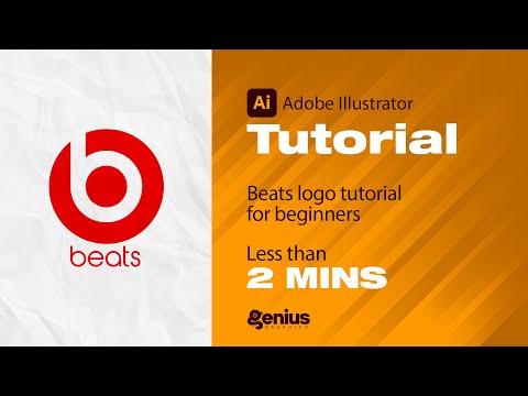 Illustrator Tutorial For Beginners - Beats Logo