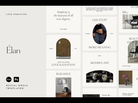 Download Elan Instagram Inspirational Templates Stock Graphics