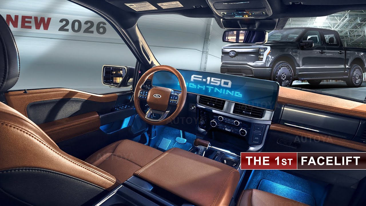 Refreshed 2026 Ford F-150 Lightning Spills the Beans in CGI, Both ...