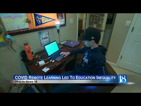 COVID remote learning led to education inequality