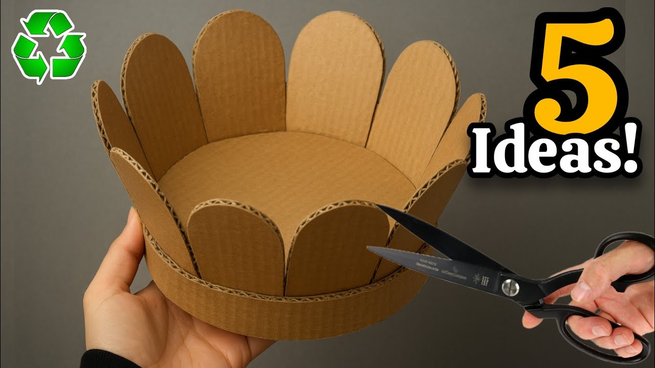 Transforming Cardboard & Fabric Scraps ♻️😱 5 GENIUS Recycling Ideas That Will Amaze You!