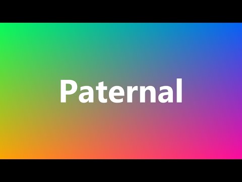 Paternal - Medical Meaning