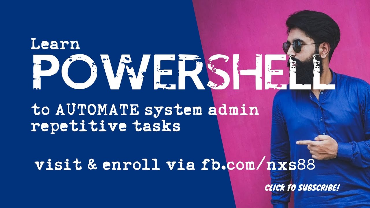 Learn Windows Server 2016 by using Powershell to automate System Administration repetitive Tasks