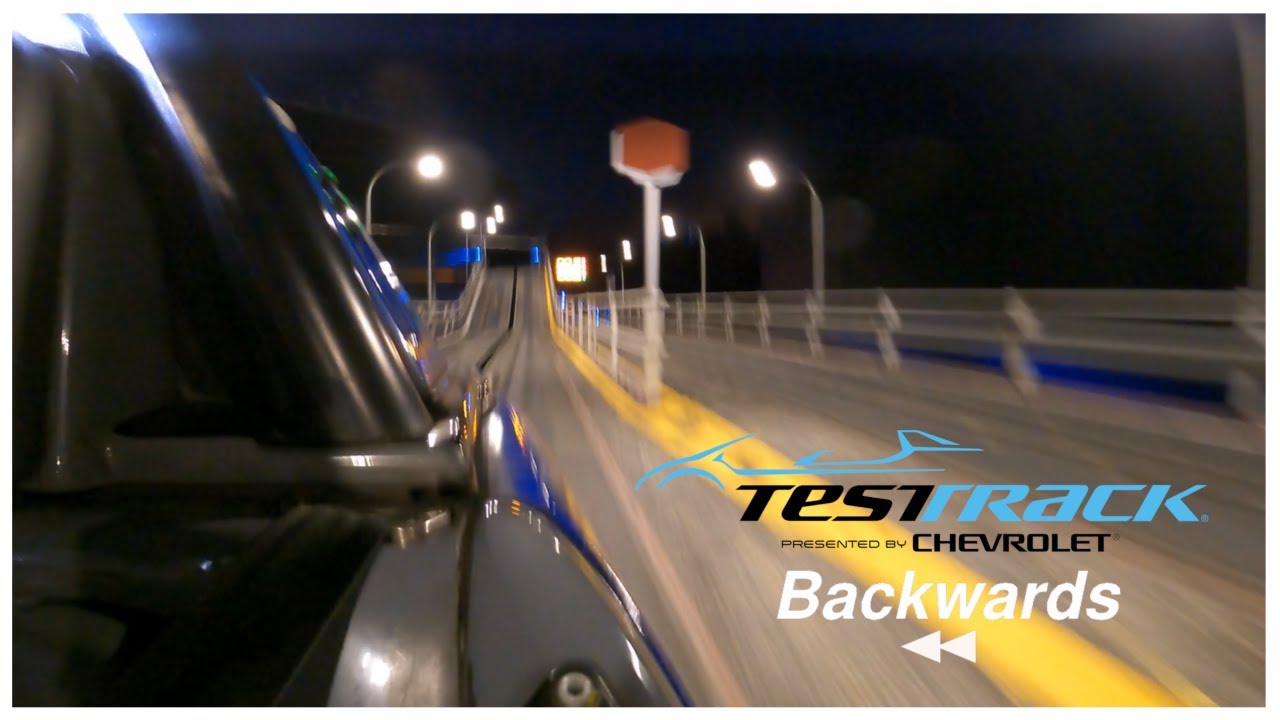 Test Track Backwards POV - Epcot 11/13/2021