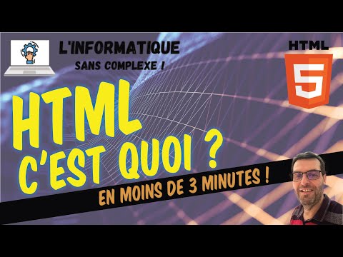 HTML, c'est quoi ?