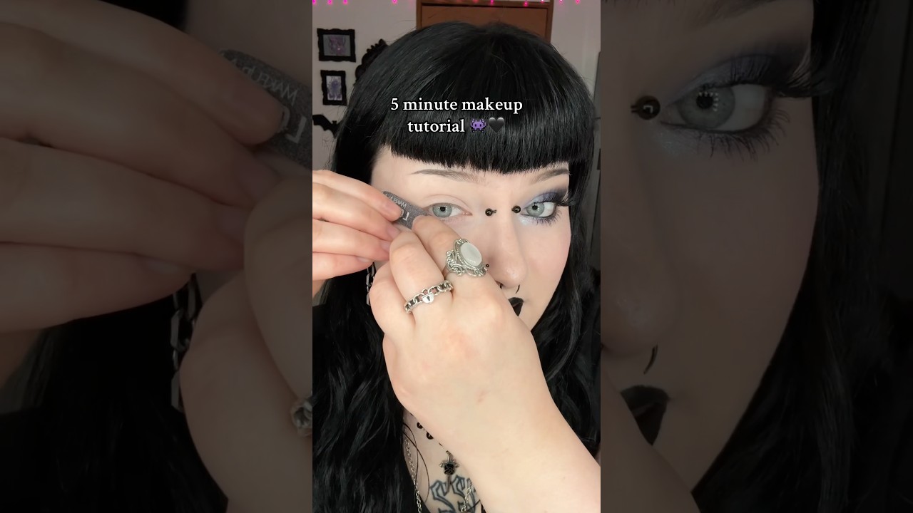 5 minute alternative makeup tutorial