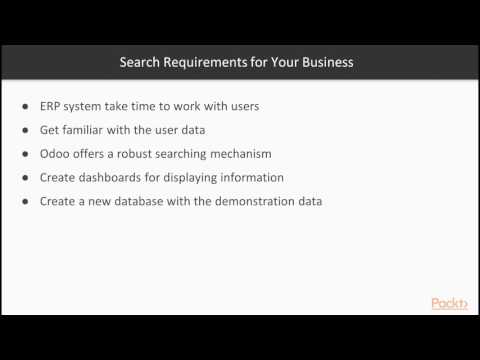 Learn Working with Odoo 10 Determining the Search Requirements for Your Business | packtpub com ...