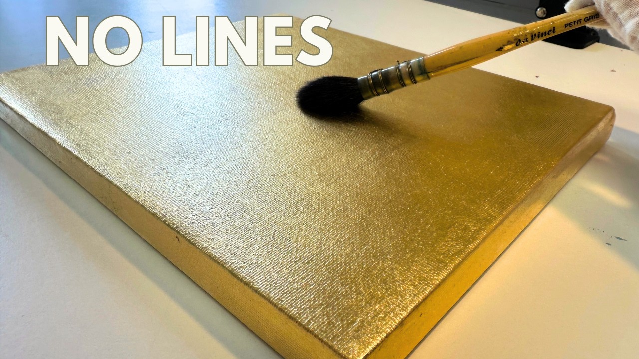 The Secret to Perfect Goldleaf Every Time (No Lines)