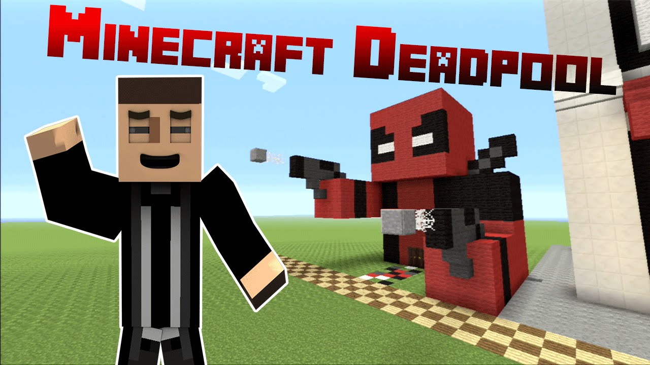 Minecraft tutorial how to make a Deadpool party house