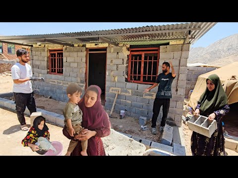 Progress in Building Ali's House with Ashraf, Mahyar, and Construction Master Help