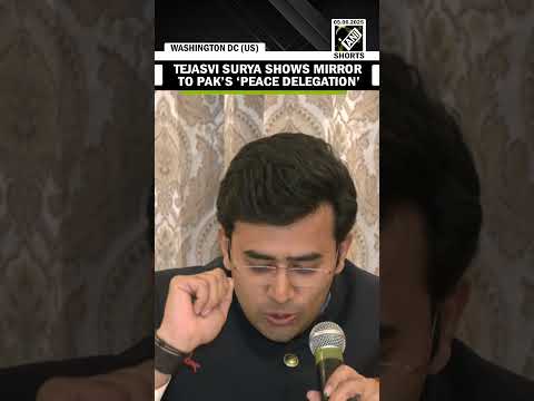 ‘Devil quoting from scriptures’: BJP MP Tejasvi Surya shows mirror to Pakistani delegation in US