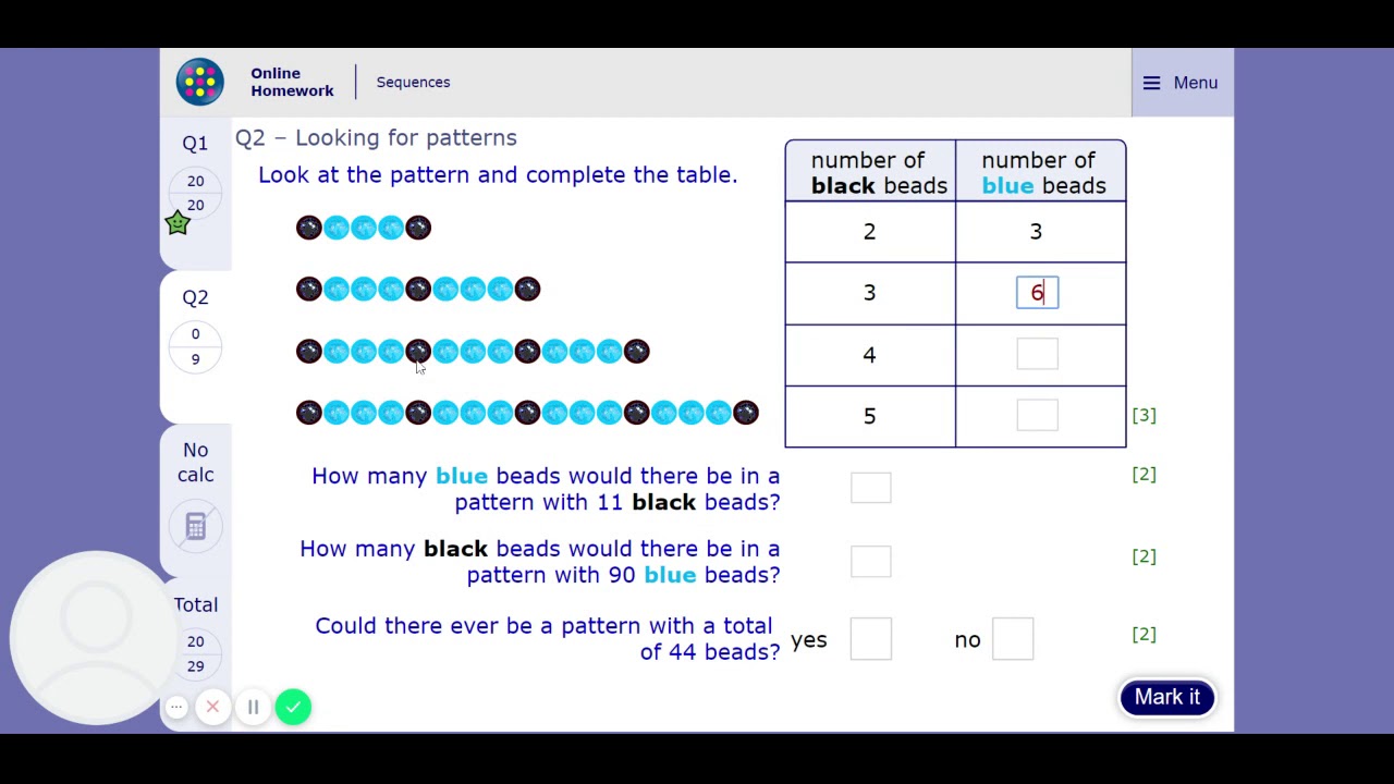 MyMaths Tutorial   Sequences