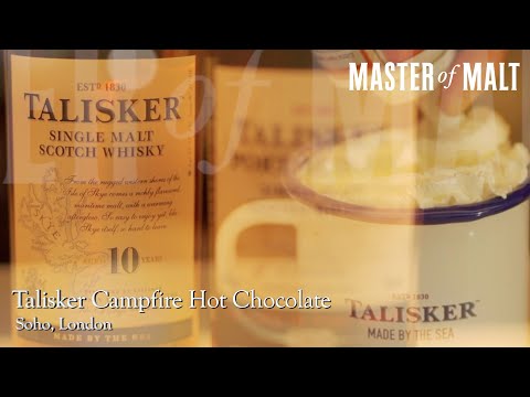 Talisker 10 Year Old ‘Campfire Hot Chocolate’ serve