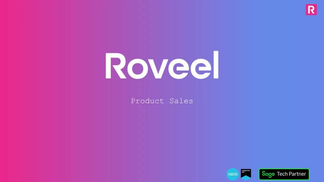 Roveel's Product Sales Dashboard for Sage and Xero
