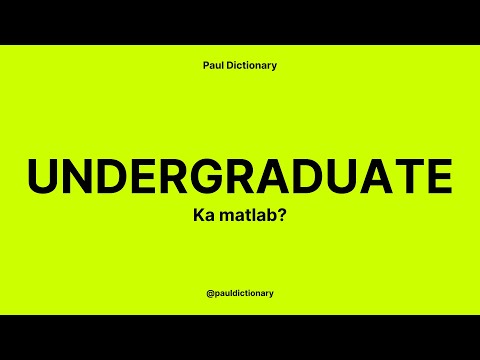 undergraduate Meaning in Hindi/Urdu | Meaning of undergraduate | undergraduate ka matlab?