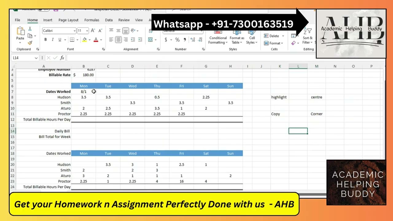 SIMnet Excel Skills Approach Ch 1 Skill Review 1.1 | McGraw Hill Office In Practice