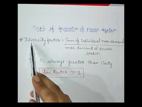 Power System Diversity Factor ⚡ | Govt. Exam Preparation #shorts