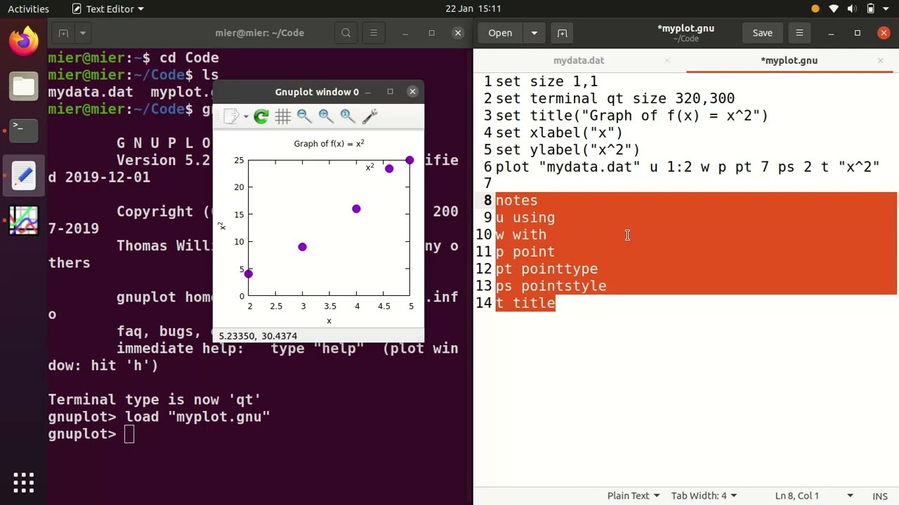 Gnuplot #4 - Plot using gnu file