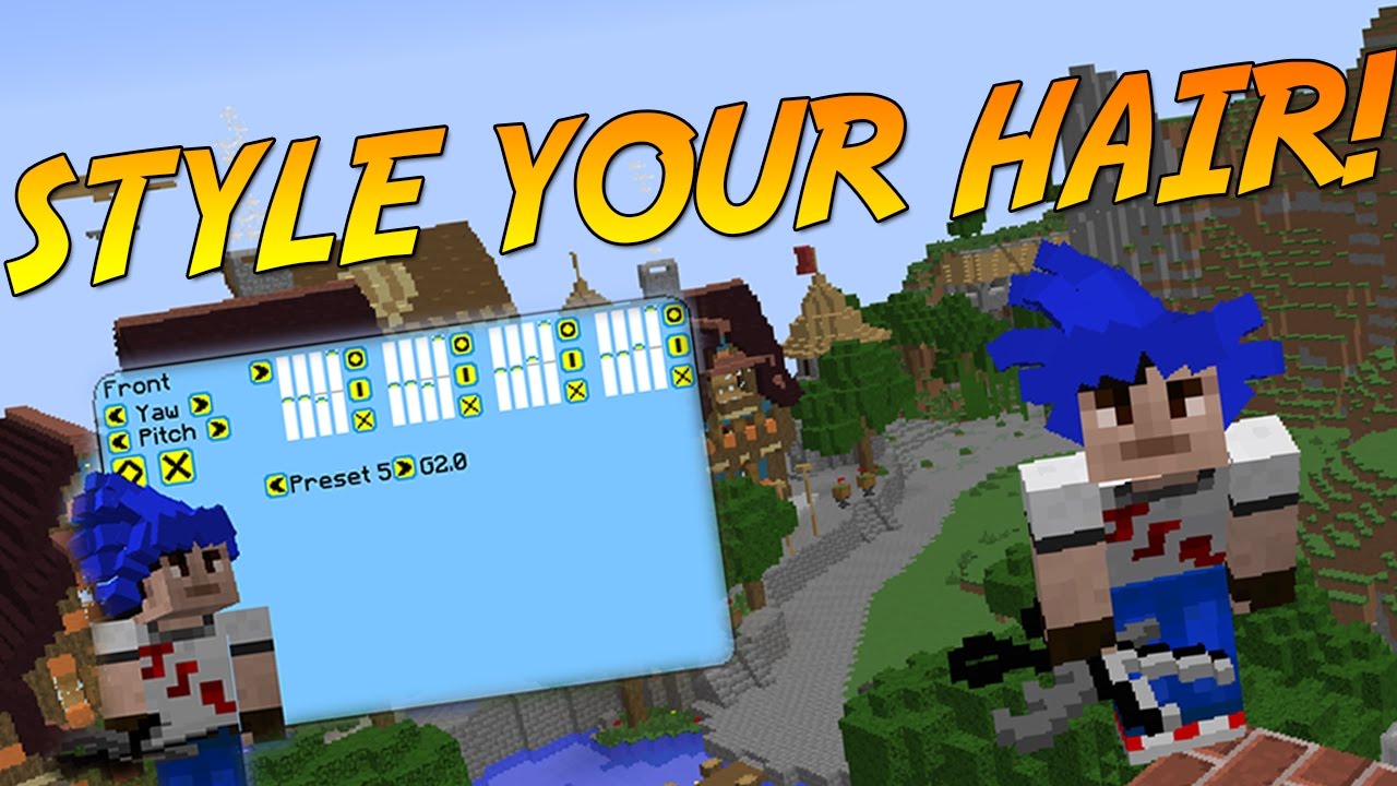 STYLE YOUR  HAIR IN MINECRAFT! | Mod Showcase!