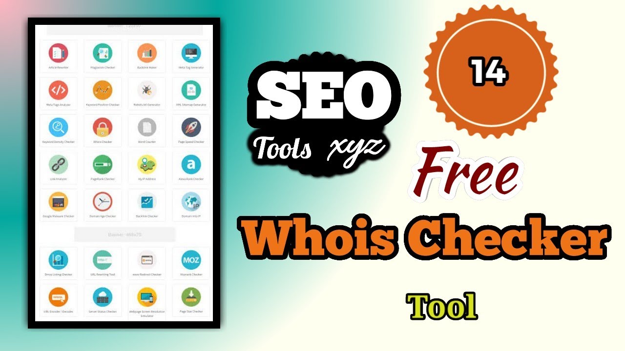 Free Whois Checker for a website | SEO Tools XYZ