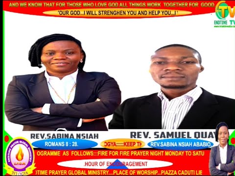 HOUR OF ENCOURAGEMENT BY REV. SABINA NSIAH ABABIO..GUEST REV. SAMUEL ...