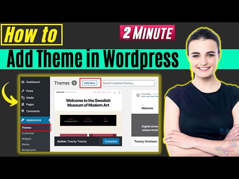 How to add theme in wordpress 2024