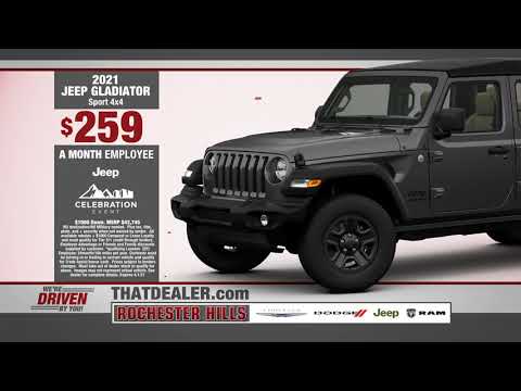 Jeep Celebration Event - 2021 Jeep Gladiator or Grand Cherokee