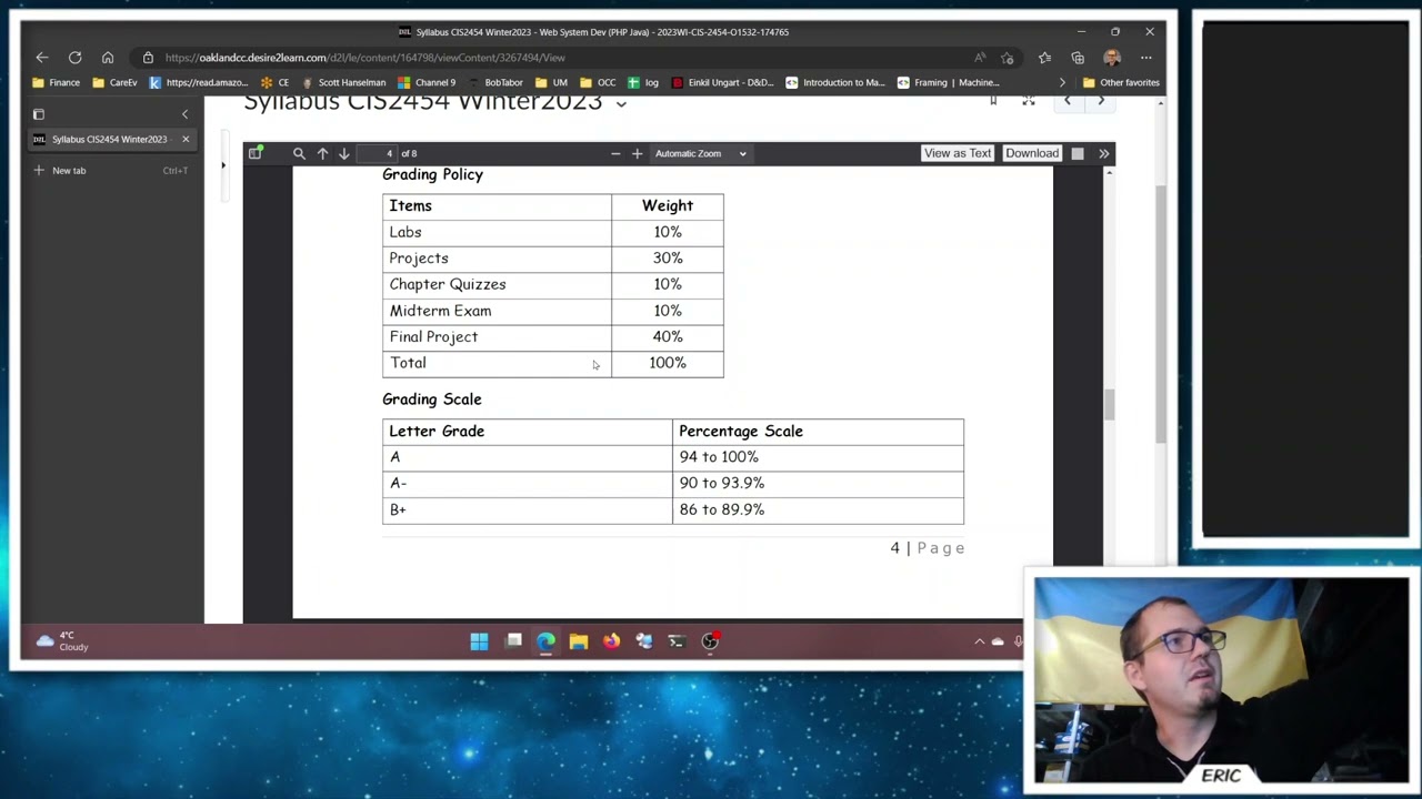 CIS 2454 - Web Systems Development ( PHP / Java ) - Course Intro - Winter 2023