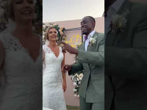 Black man marrying a beautiful white woman
