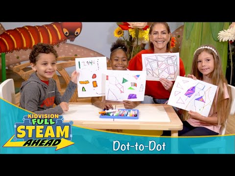 Dot-to-Dot with ART (1-minute) | KidVision Full STEAM Ahead