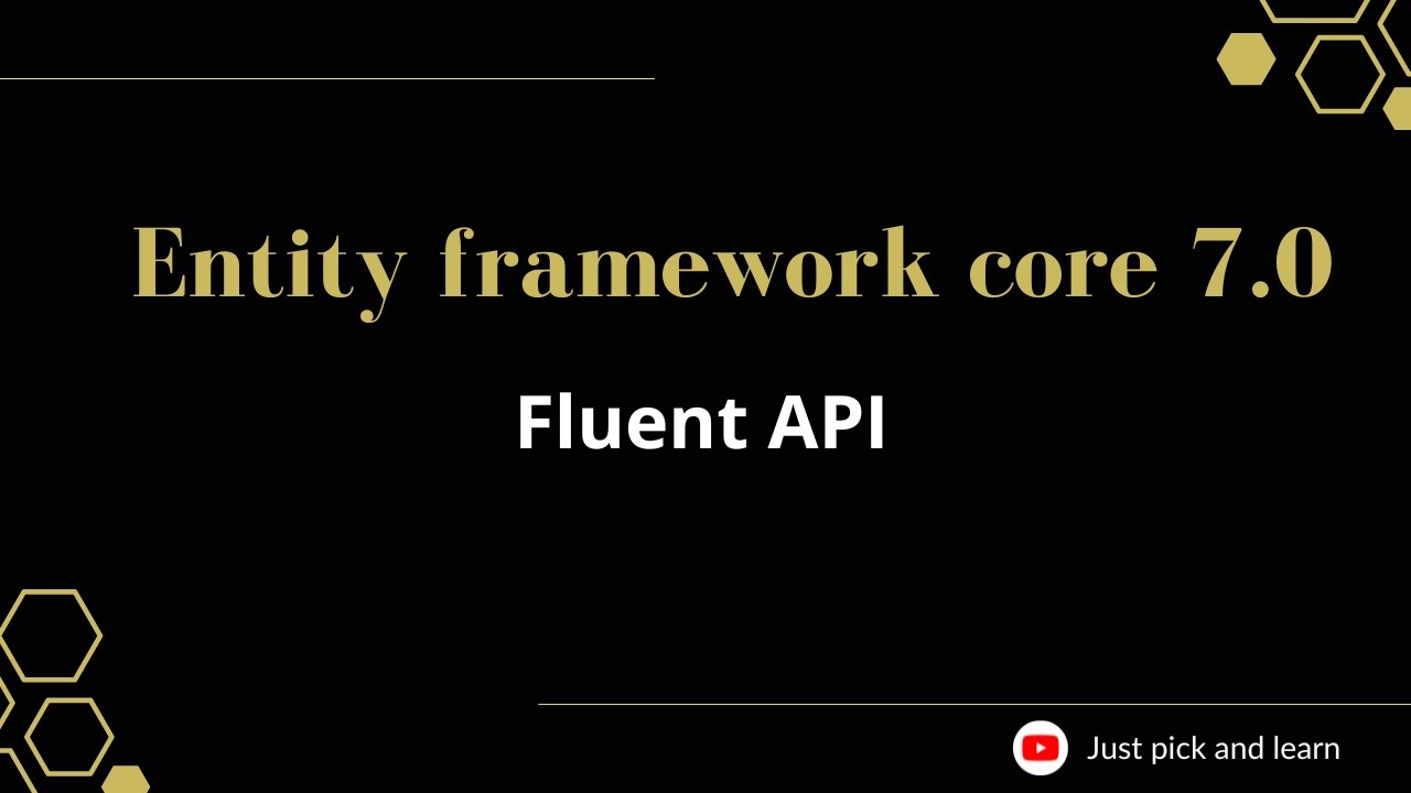 Part-13:  Fluent API in entity framework core | Entity framework core 7.0 tutorial | efcore