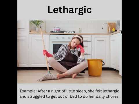 Lethargic : Master Vocabulary for Exams with @trailheadvocabulary!