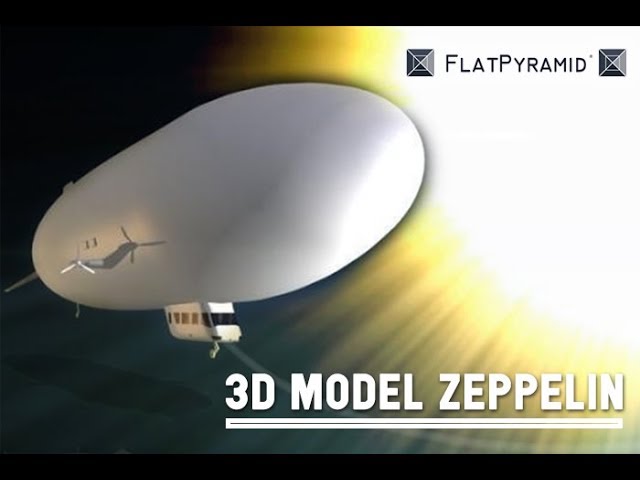 Zeppelin 3D Model - FlatPyramid