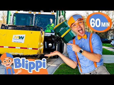 Blippi Explores Garbage Trucks, Excavators and More! | Vehicles For Kids | Educational Videos