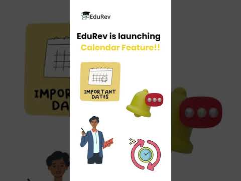 How to integrate EduRev's CLAT Schedule into your calendar? Video Lecture
