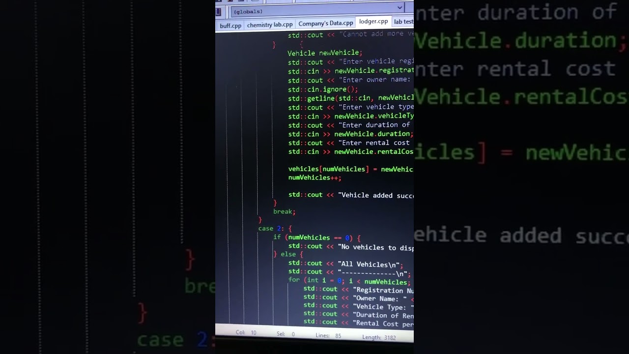 lodger c++ #codelife #codemasters #coderstokyo #codinglife #codingninja #coders #coding #code #cpp