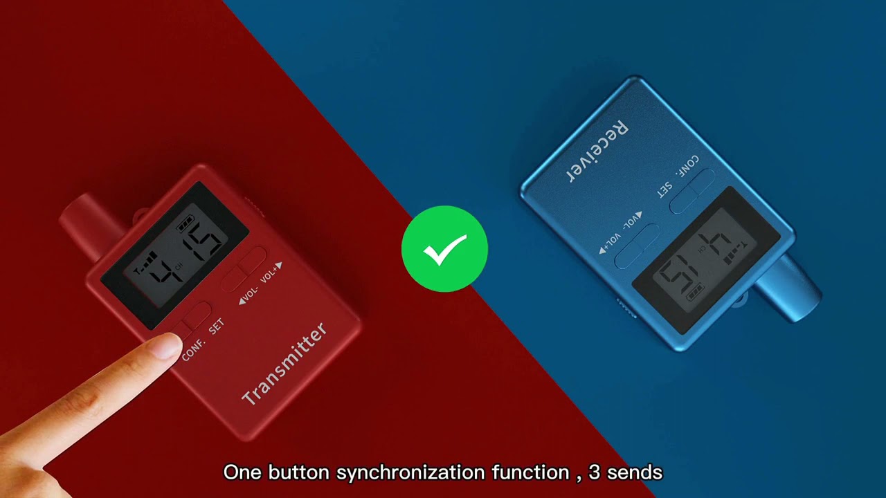 China hotus UHF high-end wireless audio guide system for factory price RC2401