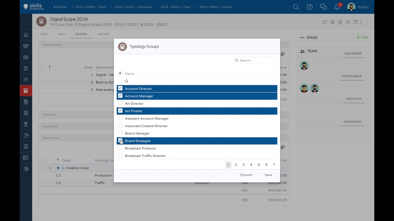 Skills Workflow - 4 - Fee Proposal