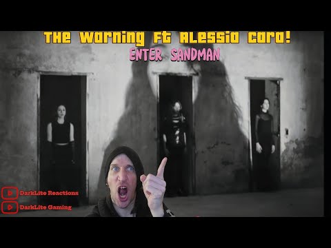 First Time Reaction To Enter Sandman Cover Ft The Warning & Alessia