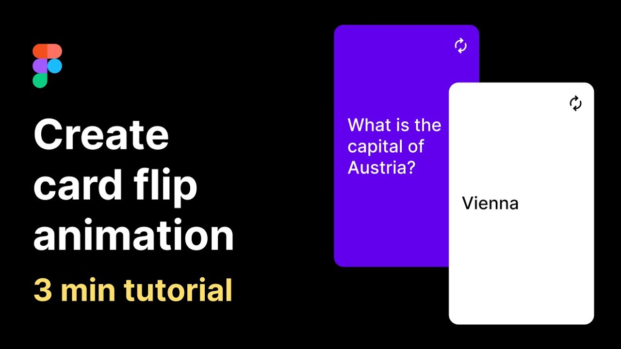Create card flip animation in Figma