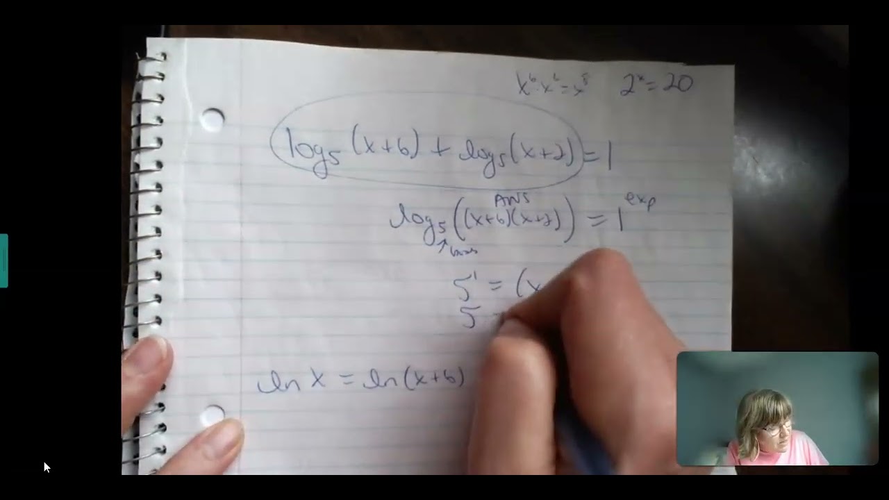 Solving Exponential and Log equations - U substitution